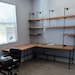 Butcher Block Corner L-shaped Desk Built-in - Etsy Canada