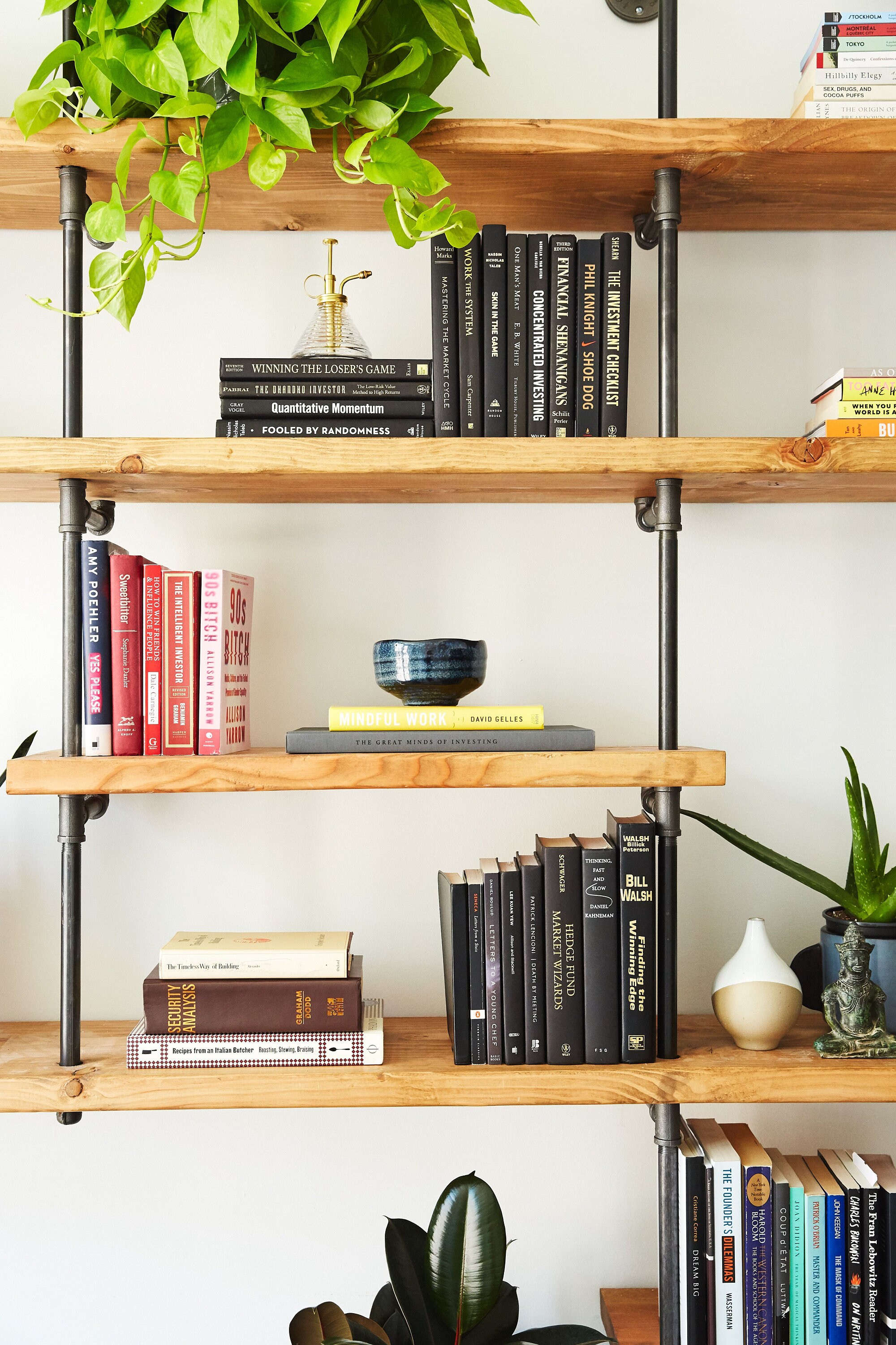 Metal Pipe Bookshelves at Mark Ferretti blog