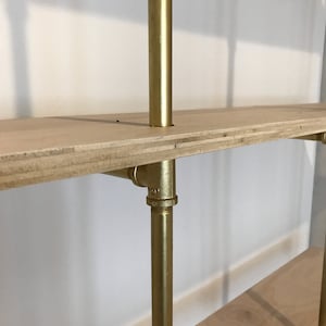 Brass Pipe Shelving - Etsy