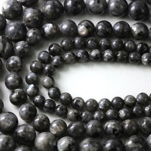 Chinese Labradorite Smooth Polished Round Beads, 6mm, 8mm, 10mm, and ...