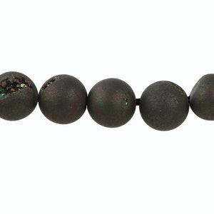 Druzy Beads, Round Druzy, 8.5mm Ball Beads, Quarter or Half Strand ...
