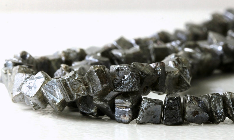 Grey Mystic Silverite 3-D Cubed Free Form Gemstones, Your Choice of 1 ...