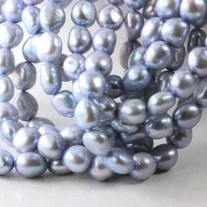 Lavender Pearls Freshwater Pearls Oblong Potato Pearls,your Choice 1/8 ...