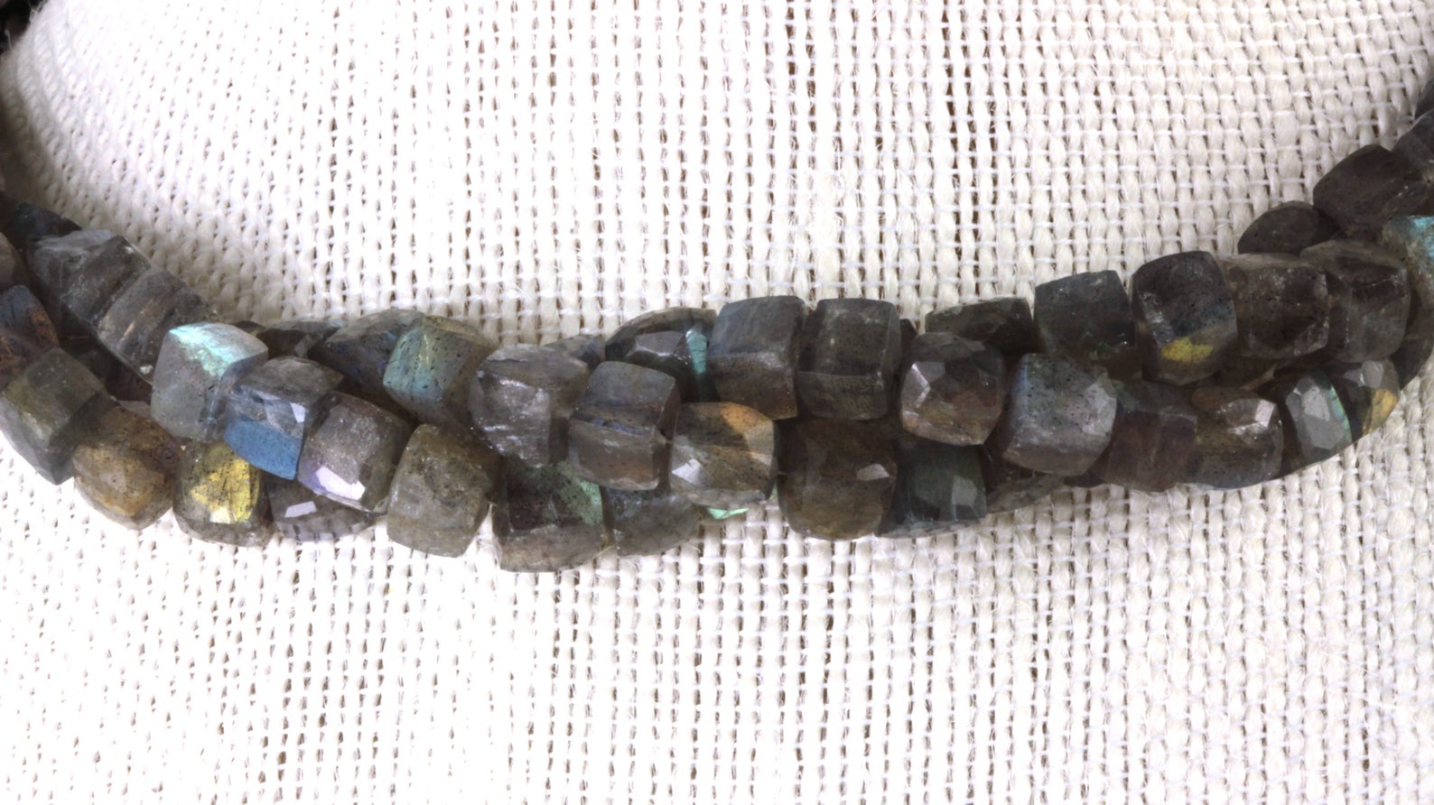 Labradorite Faceted 3D Cube Natural Labradorite You Choice 1 - Etsy