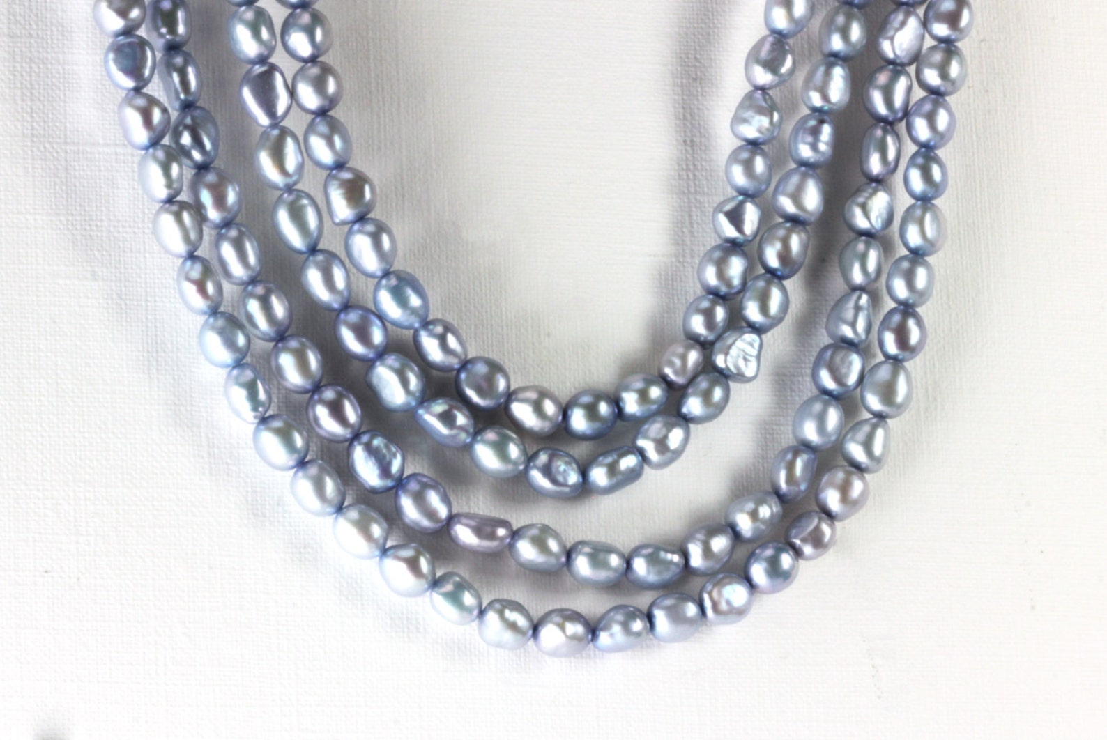 Lavender Pearls Freshwater Pearls Oblong Potato Pearlsyour | Etsy