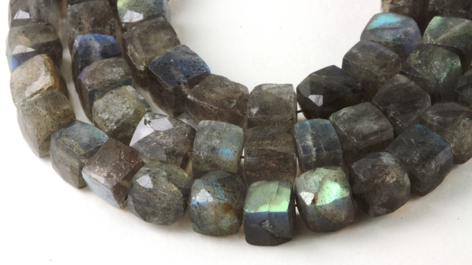 Labradorite Faceted 3D Cube Natural Labradorite You Choice 1 - Etsy