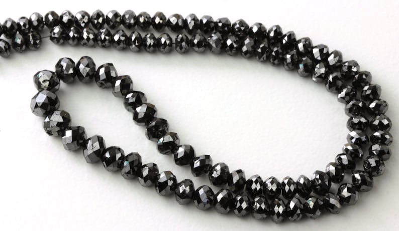 Diamond Faceted Rondelle Diamonds Cut and Polished ONE - Etsy