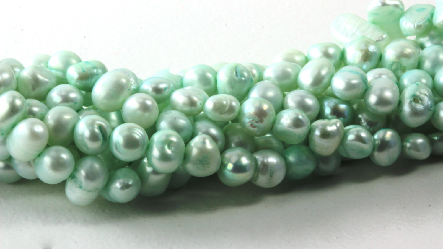 Mint Pearls Freshwater Pearls Round and Oblong Potato Pearls,your ...