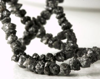 Charcoal Diamond Faceted Rondelle Diamonds Your Choice of 1 | Etsy