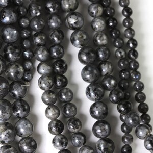 Chinese Labradorite Smooth Polished Round Beads, 6mm, 8mm, 10mm, and ...