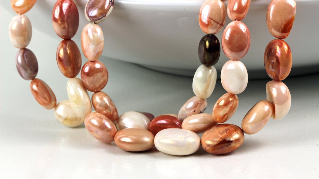 Mexican Fire Opal Smooth Oval Gemstone 9mm X 12mm Mult Color Mexican ...