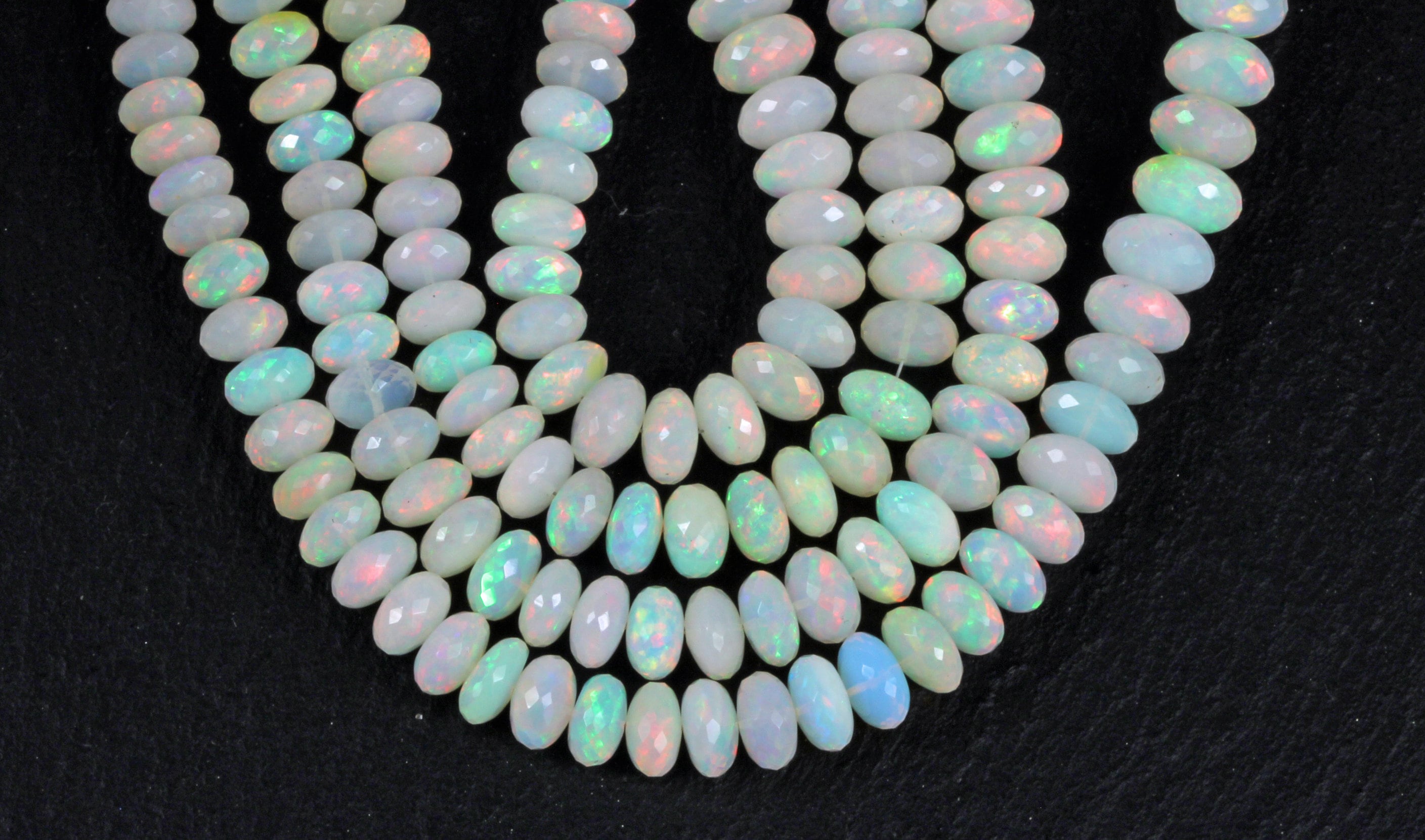 Ethiopian Opal Rondelles Welo Opals 4mm to 16mm Unique Faceted ...