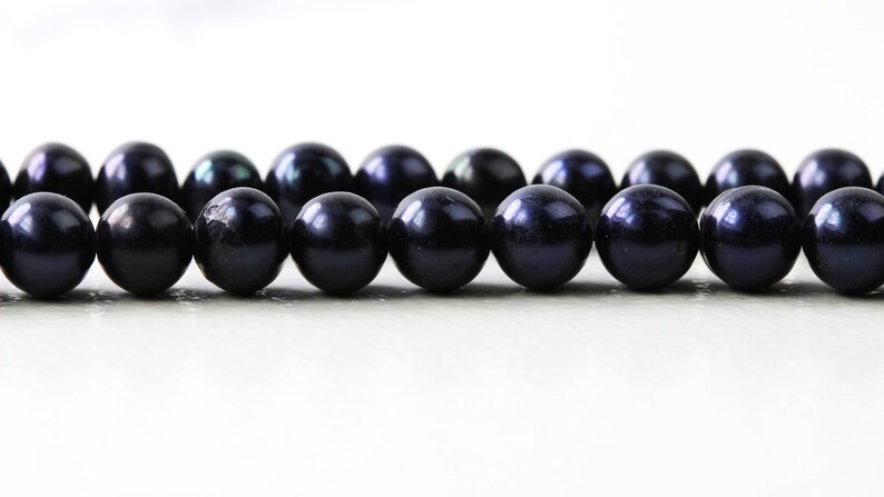 Pearls Freshwater Pearls Navy Blue Potato Pearls, 1/4, 1/2, or Full ...