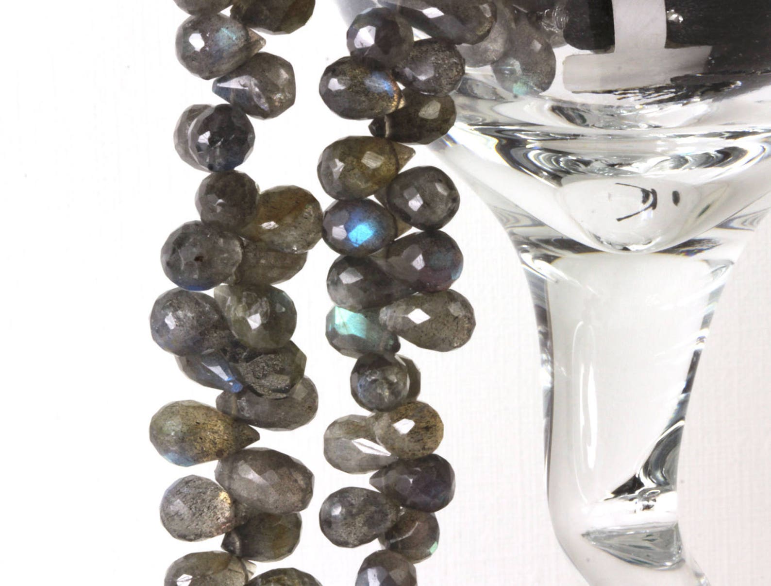 Labradorite Briolette Micro Faceted Teardrop Shape Gem Stones - Etsy