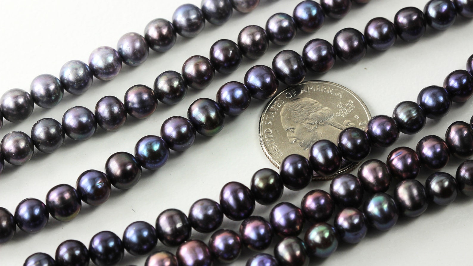 Purple Pearls Freshwater Oval Pearls Rice Potato Pearls, Your Choice of ...