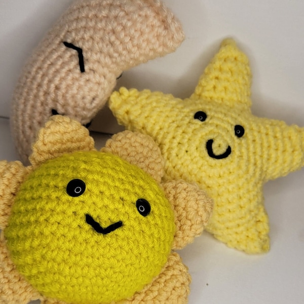 Sun and Moon Plush - Etsy