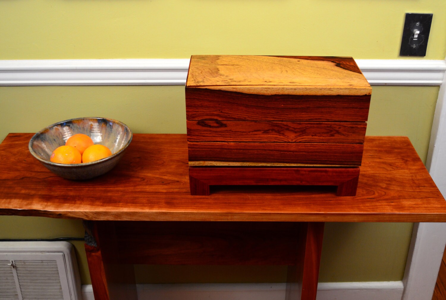 Cocobolo Box With Three Drawers is Handmade by Westwood | Etsy