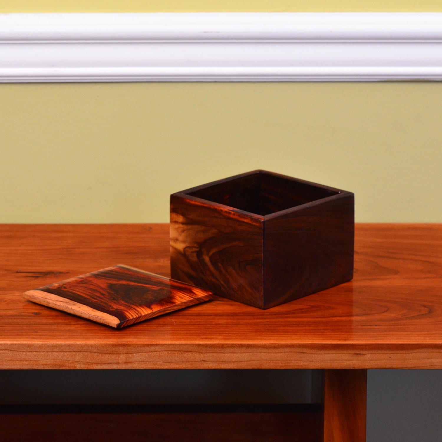 Square Cocobolo Stash Boxes Handmade by Westwood Woodworking. These ...