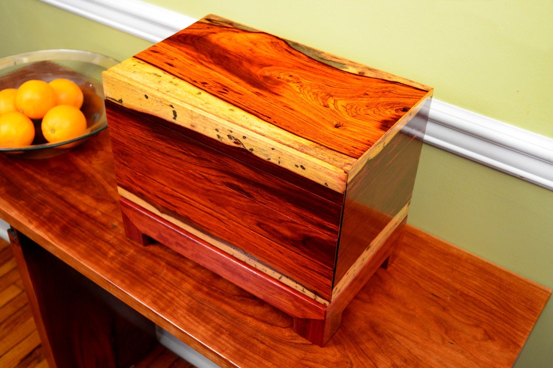 Cocobolo Box With 4 Drawers Handmade by Westwood Woodworking. the Box ...