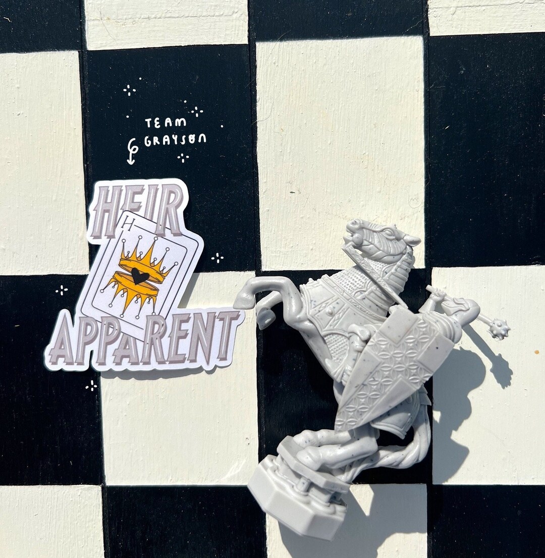 Book Boyfriend Sticker Heir Apparent, Fictional Crush Sticker, Bookish ...