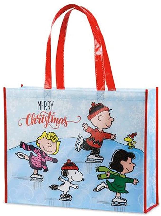 Peanuts Snoopy Reusable Holiday Gift or Shopping Tote - Etsy