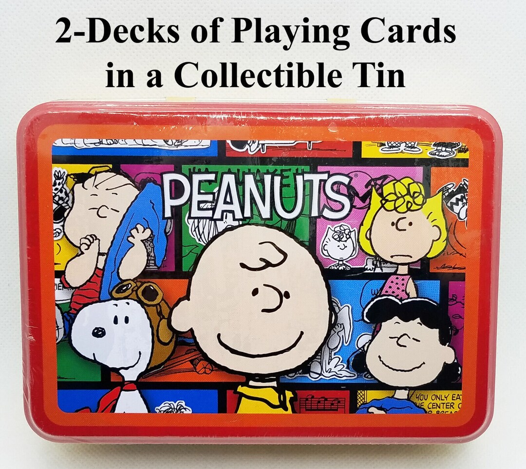 Peanuts Gang Playing Cards 2 Standard Size Decks in - Etsy