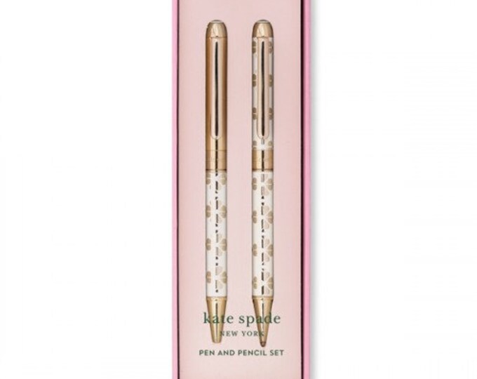Kate Spade New York Spade Flower Pen and Pencil Set - Etsy