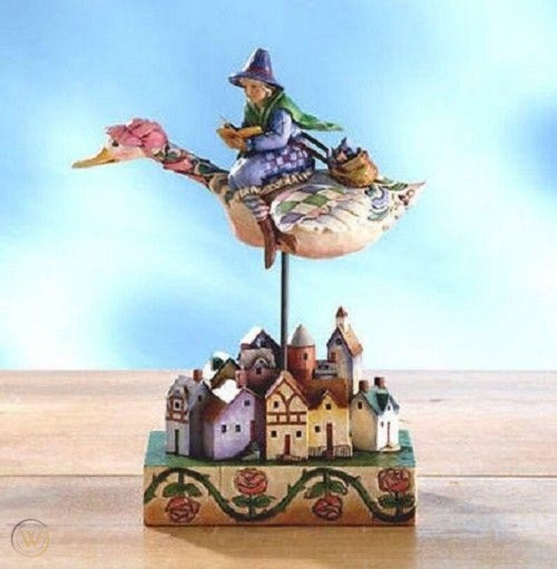 Jim Shore Mother Goose Figurine - Etsy