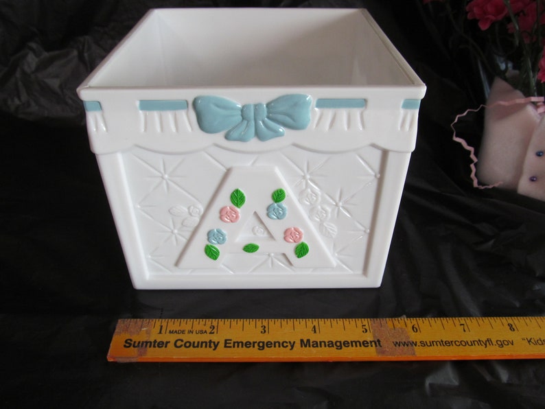 5 Blue ABC Block Centerpiece or Favor for Baby Shower | Etsy