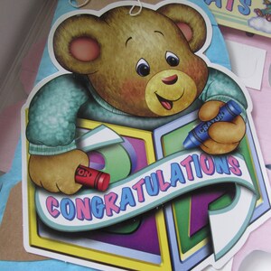 Pink & Blue Decorating Kit for Baby Shower Great for Your Boy or Girl ...