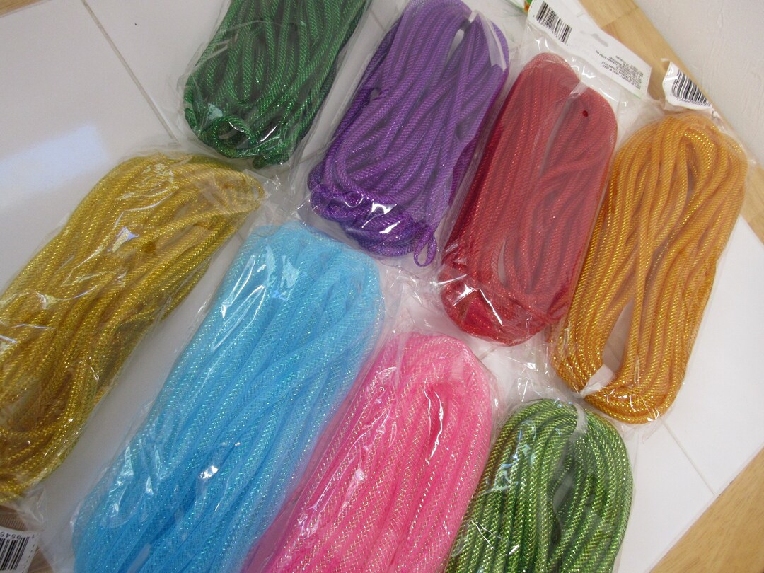Deco Mesh Tubing 36ft Great for Craft Projects Great for - Etsy Canada