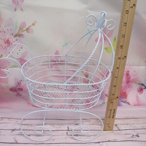 Wire Baby Carriage Great for Baby Shower Decorations or Table ...