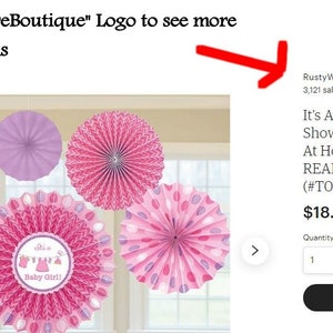 Pink & Blue Decorating Kit for Baby Shower Great for Your Boy or Girl ...