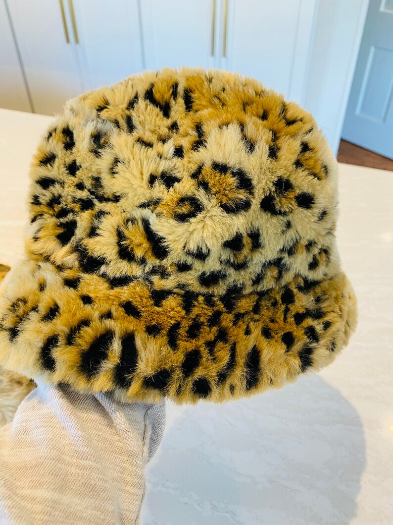 Cheetah Fur Bucket Hat - Etsy