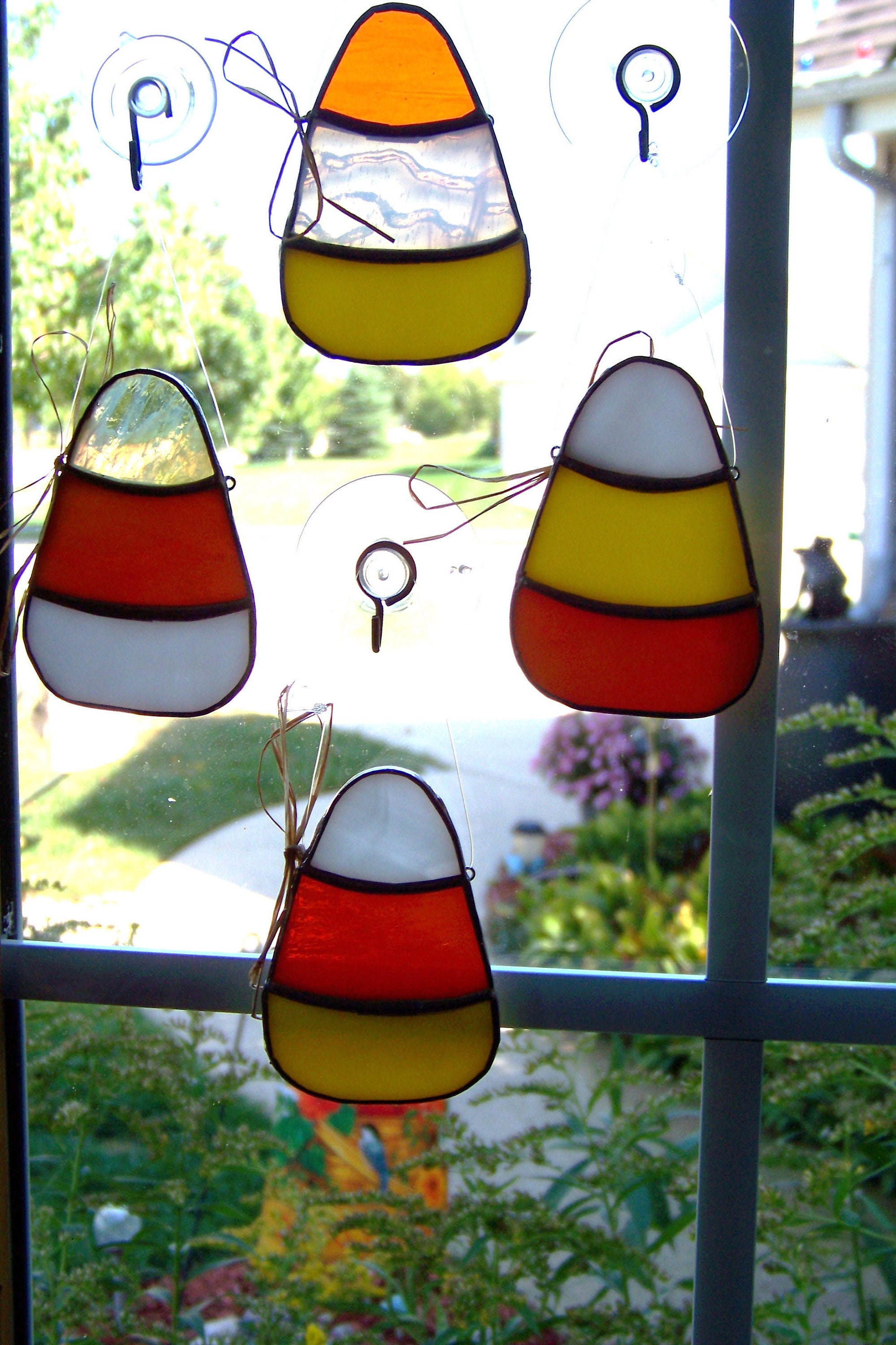 Stained Glass Candy Corn - Etsy