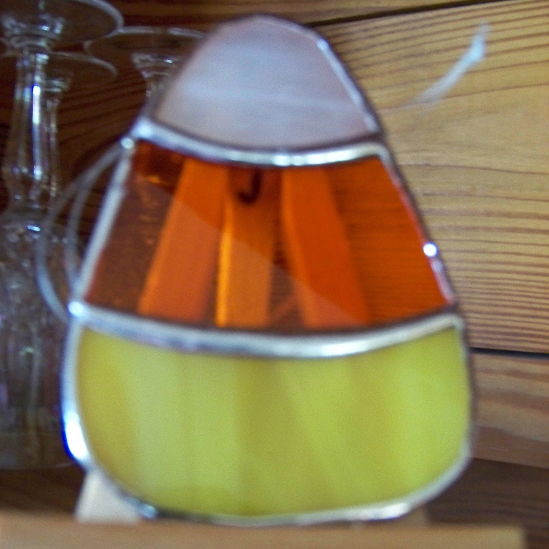 Stained Glass Candy Corn - Etsy
