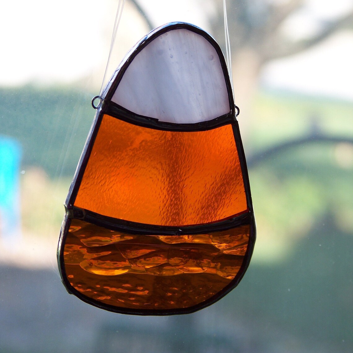 Stained Glass Candy Corn - Etsy