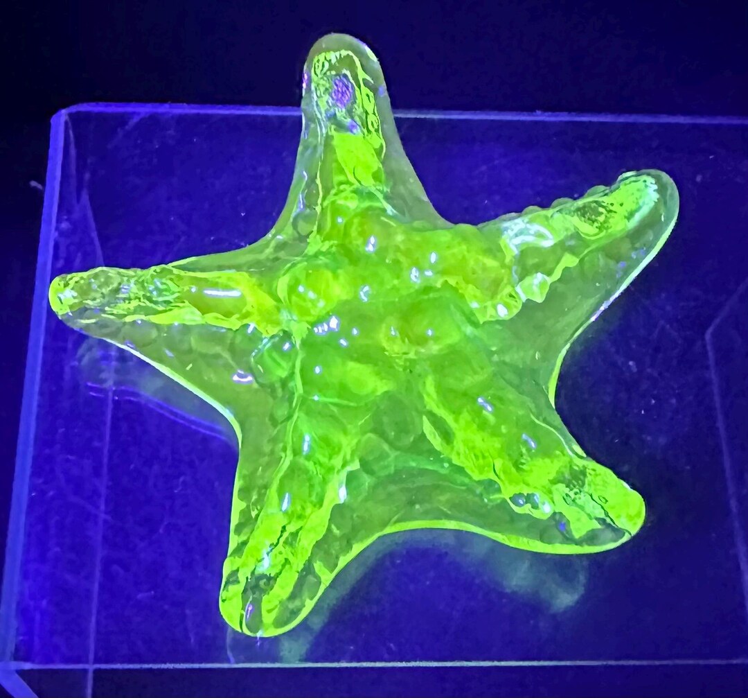 Uranium Selenium Glass Starfishgreat Glow - Etsy