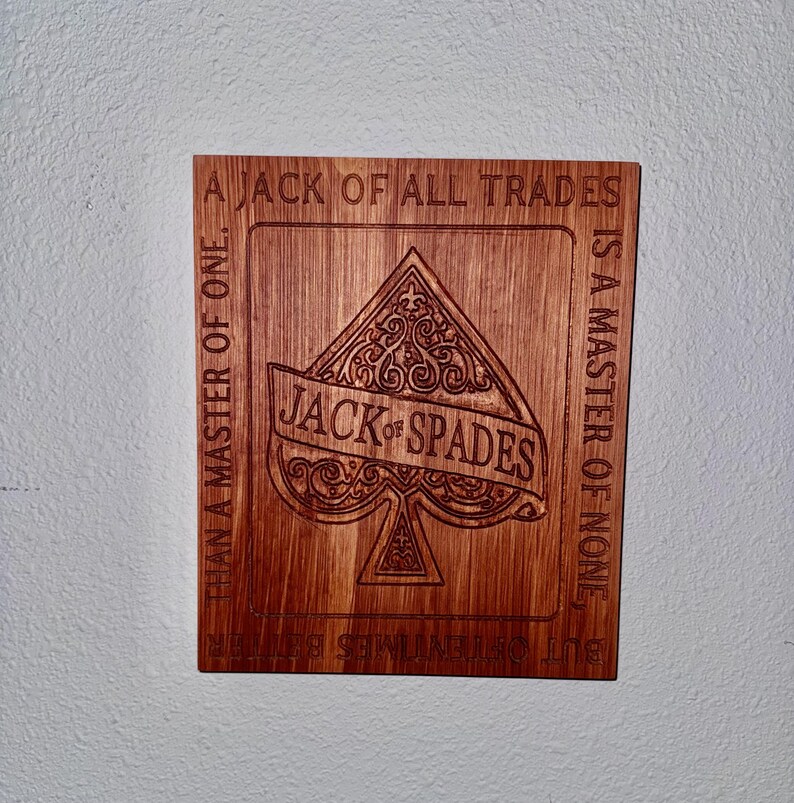 Jack of All Trades Sign - Etsy