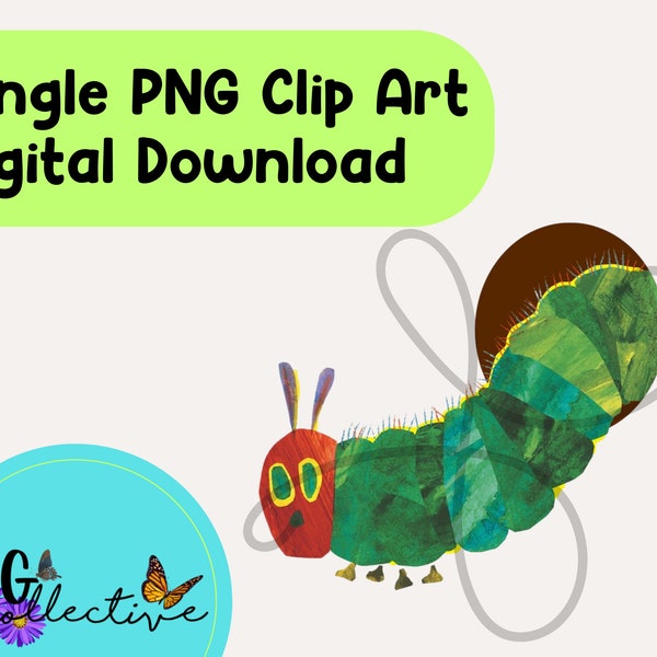 Very Hungry Caterpillar Clip Art - Etsy