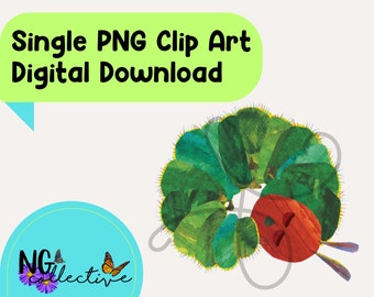Hungry Caterpillar PNG Clip Art Digital Download the Very Hungry ...