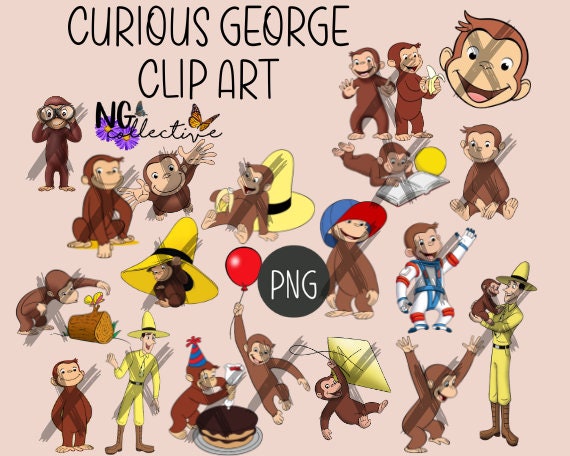 Curious George Halloween Clipart