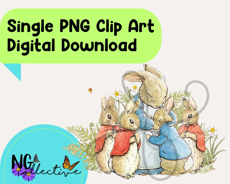 Peter Rabbit PNG Clip Art Digital Download Peter Cottontail - Etsy ...