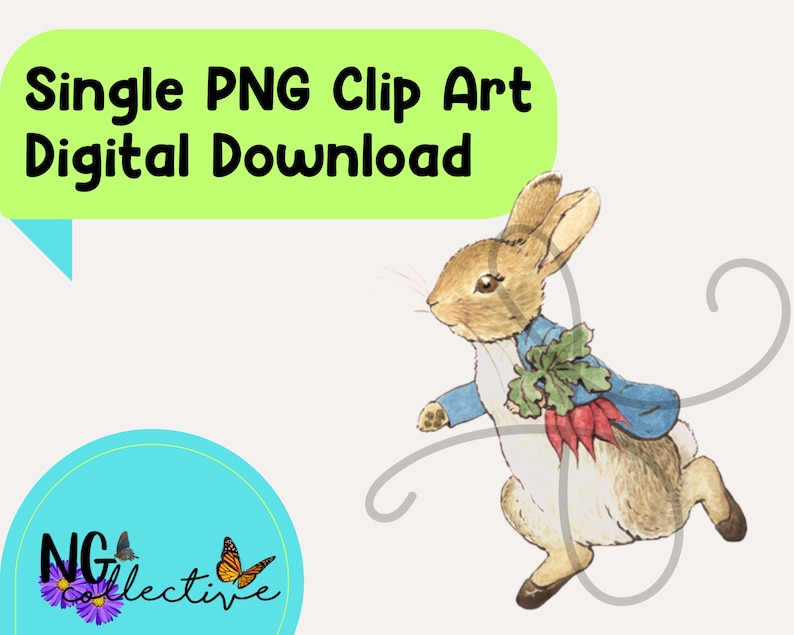 Peter Rabbit PNG Clip Art Descarga digital / Peter Cottontail - Etsy México