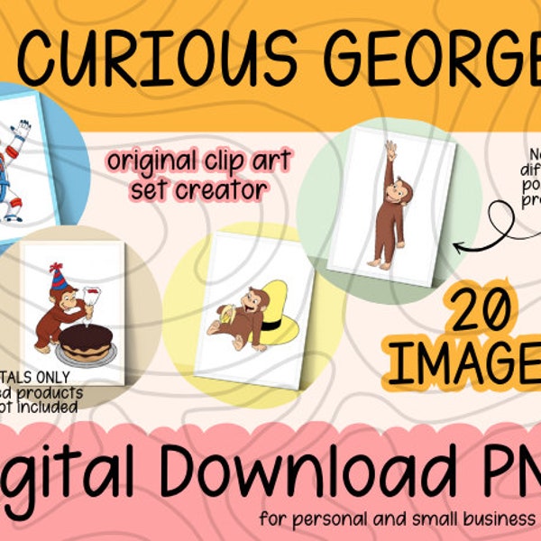 Curious George - Etsy