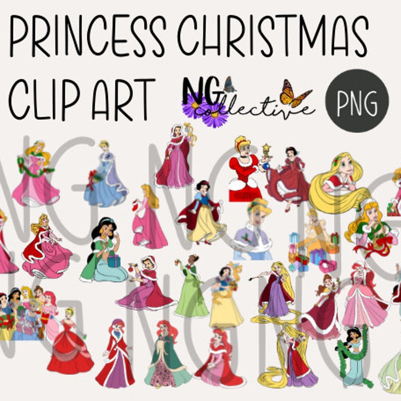 Princess Clip Art - Etsy
