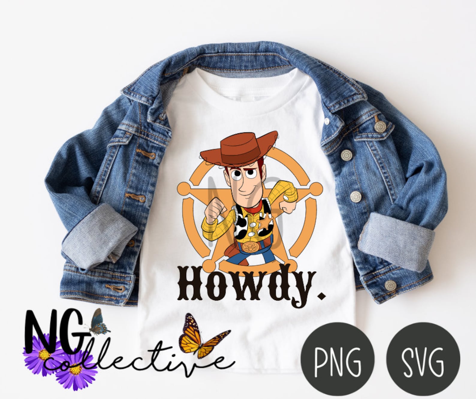 Howdy Digital Download Transparent PNG SVG Toy Story Woody - Etsy