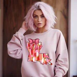 Preppy Louisiana PNG, Preppy Louisiana Sublimation Design, Instant ...