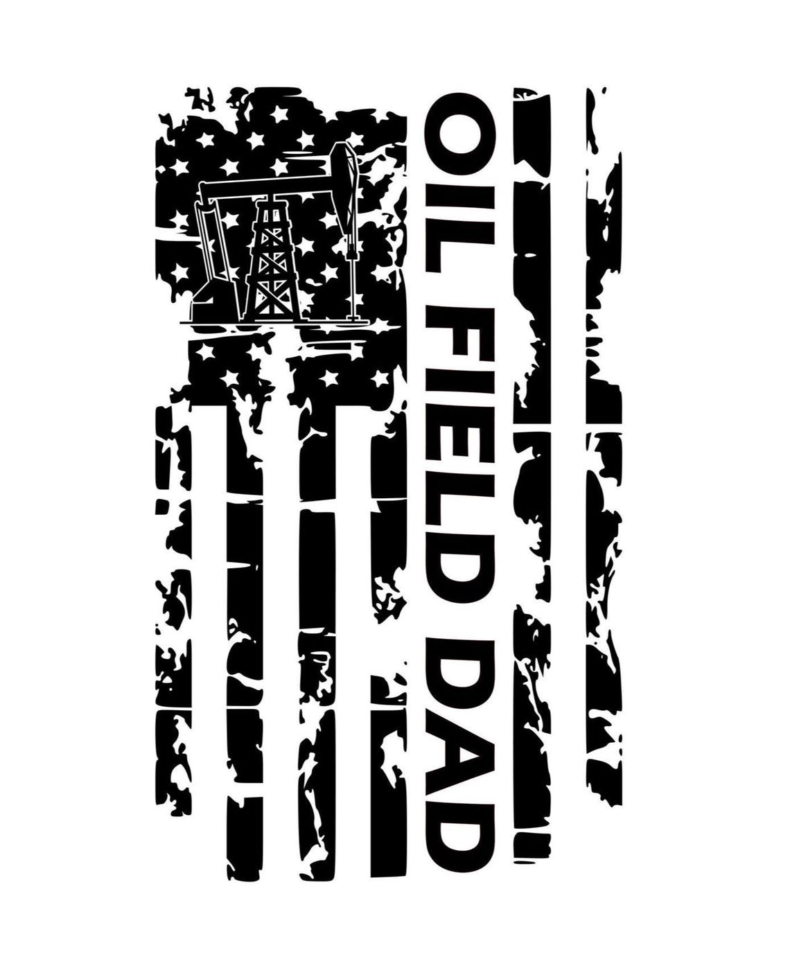 Oil Field Dad SVG: American Flag Patriotic Design (digital Download) - Etsy