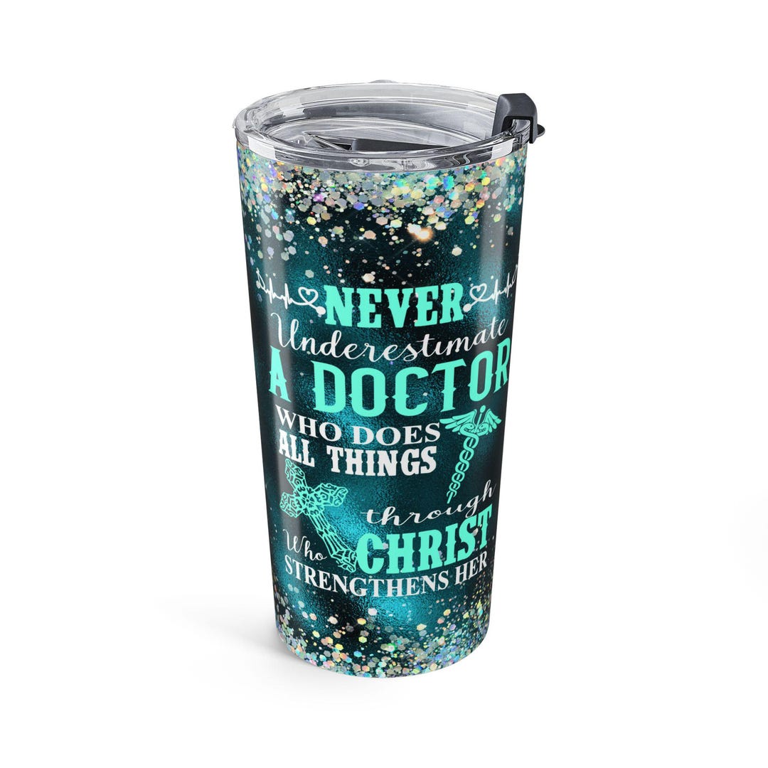 Glitter Dr Travel Tumbler - Sparkly 20oz Mug, Insulated Cup, Gift for ...